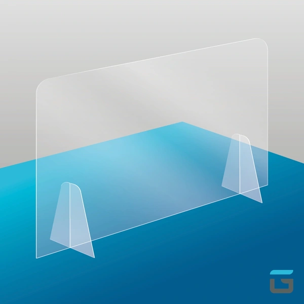 Acrylic Counter Top Protection Screen | Grafx UK
