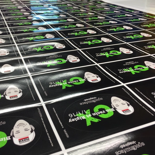 Gloss Laminated Vinyl Stickers | Grafx UK